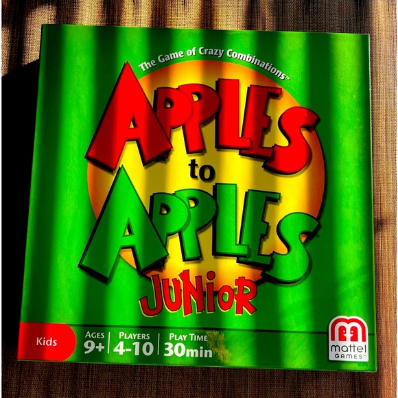 Mattel | Toys | Apples To Apples Junior Game By Mattel Hilarious ...